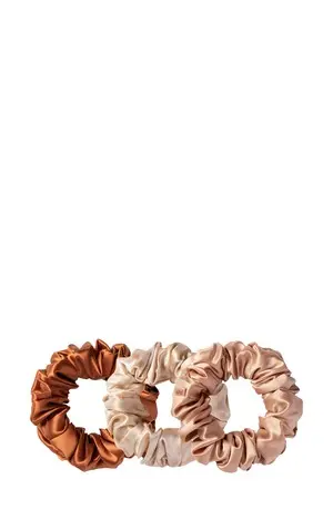 Slip Slip 3-Pack Large Silk Scrunchie Set Desert Rose