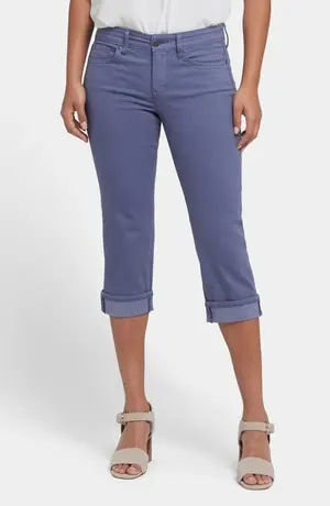 NYDJ Marilyn Straight Leg Capri Jeans - Cascade Lake
