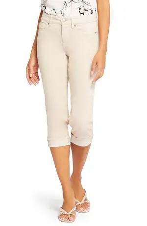 NYDJ Marilyn Straight Leg Capri Jeans - Feather