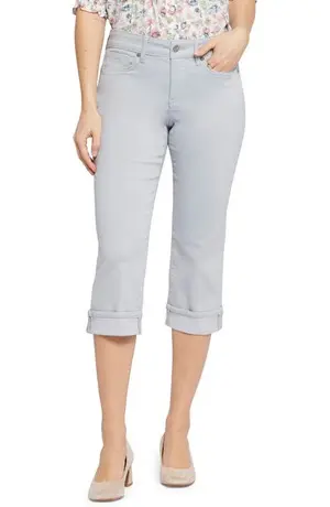 NYDJ NYDJ Marilyn Straight Leg Capri Jeans Sea Ice