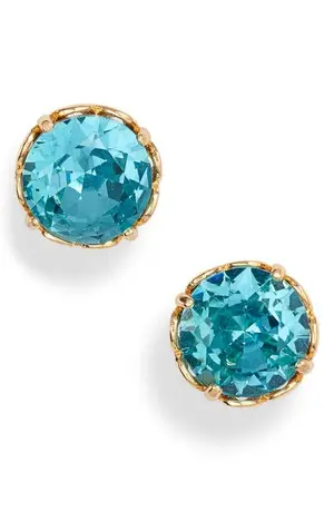 Kate Spade New York Round Stud Earrings - Aquamarine