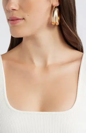 OPEN EDIT Split Hoop Earrings