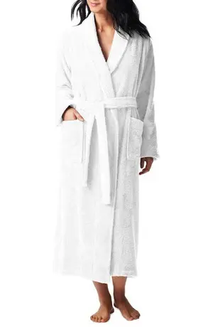 COYUCHI Gender Inclusive Cloud Loom™ Organic Cotton Robe - Alpine White