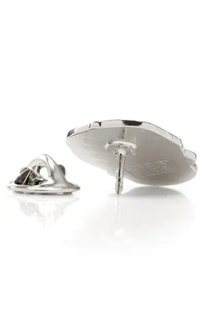 CUFFLINKS, INC. Sugar Skull Lapel Pin With Baseball Cap Detail
