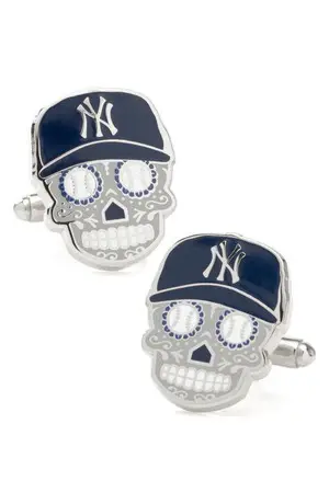 CUFFLINKS, INC. Yankees Sugar Skull - Gray