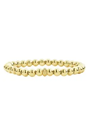 Lagos 18k Caviar Ball Stretch Bracelet - Gold