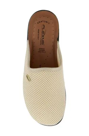 SPRING STEP SHOES Scuff Slipper - Beige Fabric