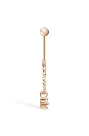 MARIA TASH Prong Set Diamond Drape Single Earring