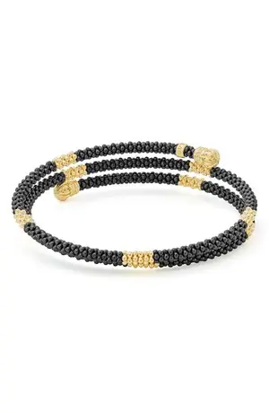 Lagos Black Caviar Coil Bracelet