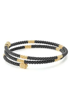 Lagos Black Caviar Coil Bracelet