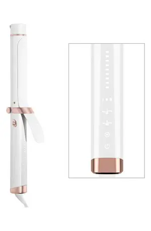 T3 Curl Id 1.25-inch Smart Curling Iron With Interactive Touch Interface - White
