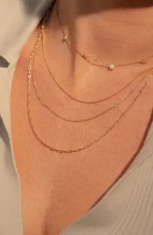 Argento Vivo Pavé Star Choker Necklace