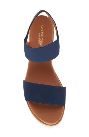 Andre Assous Neveah Espadrille Sandal - Navy/navy