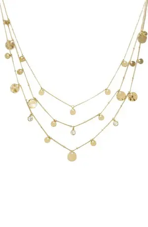 Ettika Set Of 3 Disc Necklaces