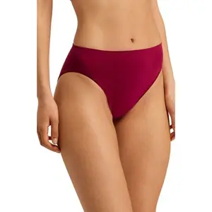 Hanro Touch Feeling High Cut Briefs Intense Garnet