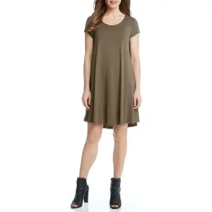 Karen Kane Maggie Cap-sleeve Dress - Olive