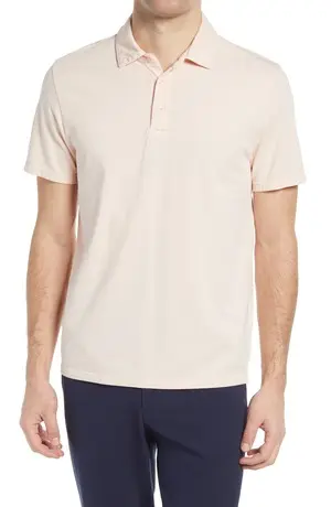 Vince Regular Fit Garment Dyed Cotton Polo 691-washed Quartz