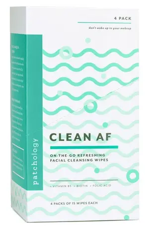 PATCHOLOGY Clean Af On-the-go Refreshing Facial Cleansing Wipes