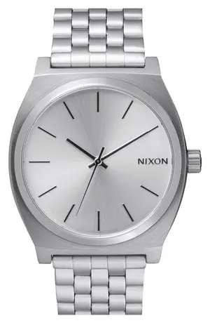 Nixon The Time Teller Bracelet Watch - All Silver