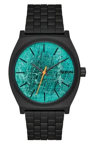 Nixon The Time Teller Bracelet Watch - Black /oxidation