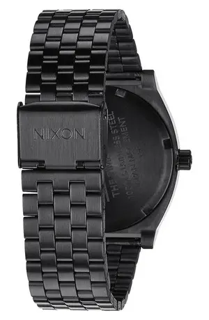 Nixon The Time Teller Bracelet Watch - Black/black