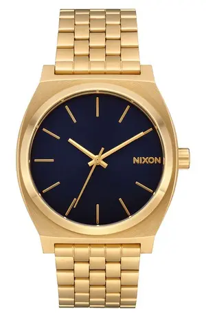 Nixon Nixon The Time Teller Bracelet Watch Gold / Indigo