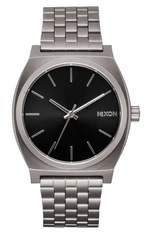 Nixon The Time Teller Bracelet Watch - Gunmetal/black Sunray