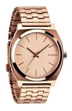 Nixon The Time Teller Bracelet Watch - Rose Gold