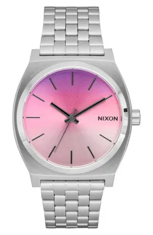Nixon Nixon The Time Teller Bracelet Watch Silver/dawn