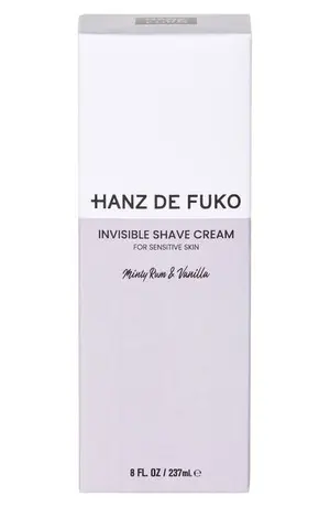 HANZ DE FUKO Invisible Shave Cream