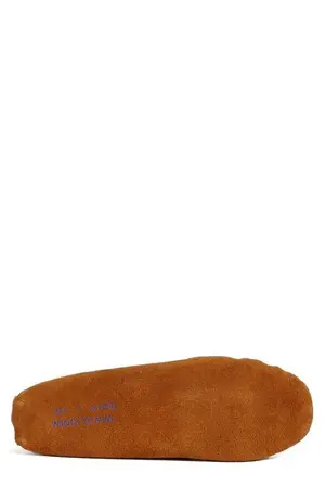 Minnetonka Softsole Suede Slipper - Brown Suede