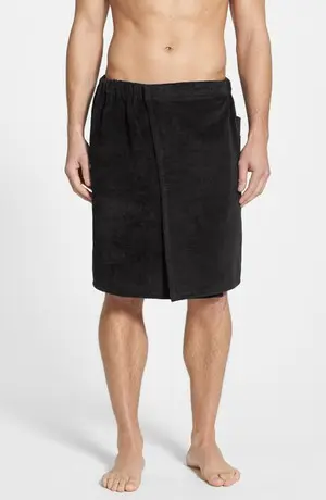 Majestic International Velour Shave Wrap - Black