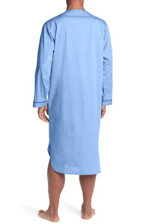 Majestic International Cotton Nightshirt - Blue