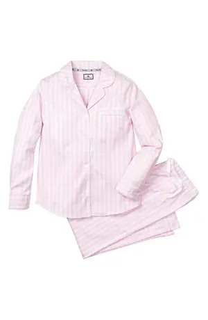 PETITE PLUME Gingham Pajama Set - Pink