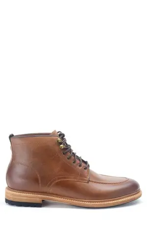 WARFIELD & GRAND Trench Lace-up Boot - Cognac
