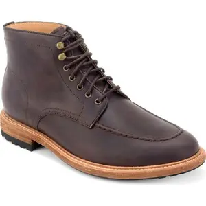 WARFIELD & GRAND Trench Lace-up Boot - Dark Brown