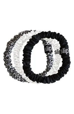 Slip Pure Silk Skinny Scrunchies 3-pack - No Color