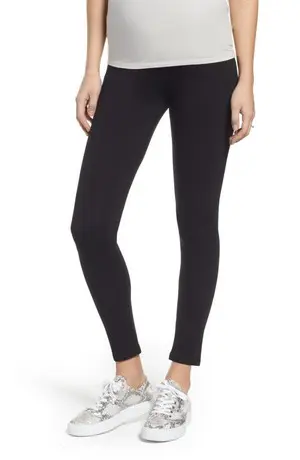 ANGEL MATERNITY 2-pack Belly Support Maternity 7/8 Leggings
