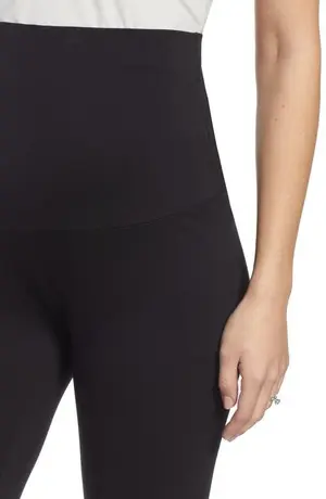 ANGEL MATERNITY 2-pack Belly Support Maternity 7/8 Leggings