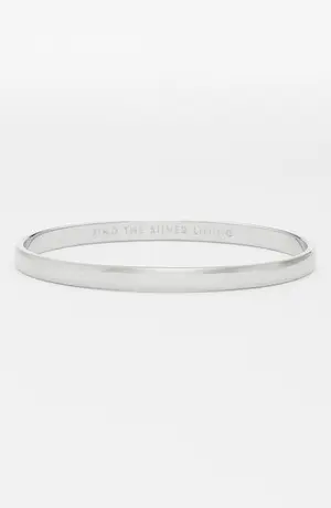 Kate Spade New York Idiomfind The Lining Bangle - Silver