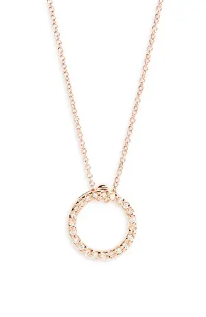 Roberto Coin Roberto Coin Diamond Circle Pendant Necklace Rg