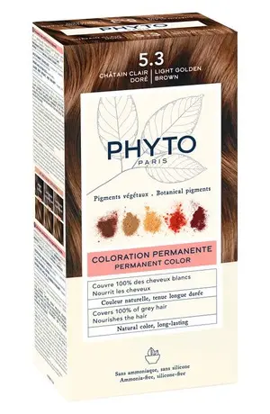 PHYTO Color Permanent Hair Color - 5.3 Light Golden Brown