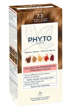 PHYTO Color Permanent Hair Color 7.3 Golden Blonde