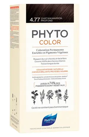 PHYTO Color Permanent Hair Color Intense Chesnut Brown