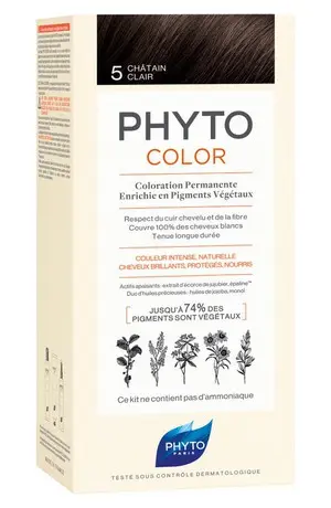 PHYTO Color Permanent Hair Color Light Brown