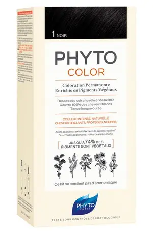 PHYTO Color Permanent Hair Color Noir