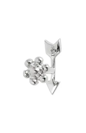 MARIA TASH Diamond Arrow Single Stud Earring - White Golddnu