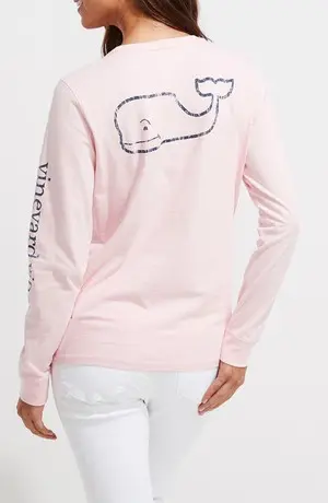 Vineyard Vines Whale Long Sleeve Graphic Tee