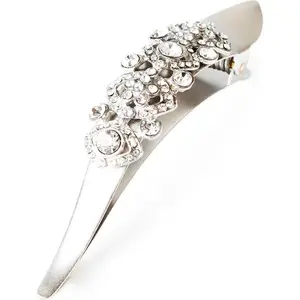 FICCARE Ficcare Maximas Victorian Crystal Embellished Hair Clip Silver