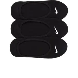 Nike 3-pack No-show Socks - Black/ White